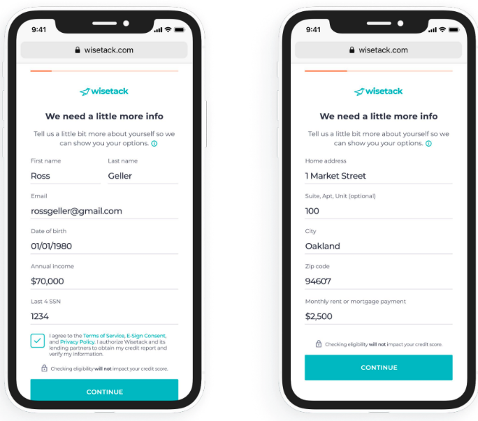 Wisetack Consumer Financing - Your Customer's Experience